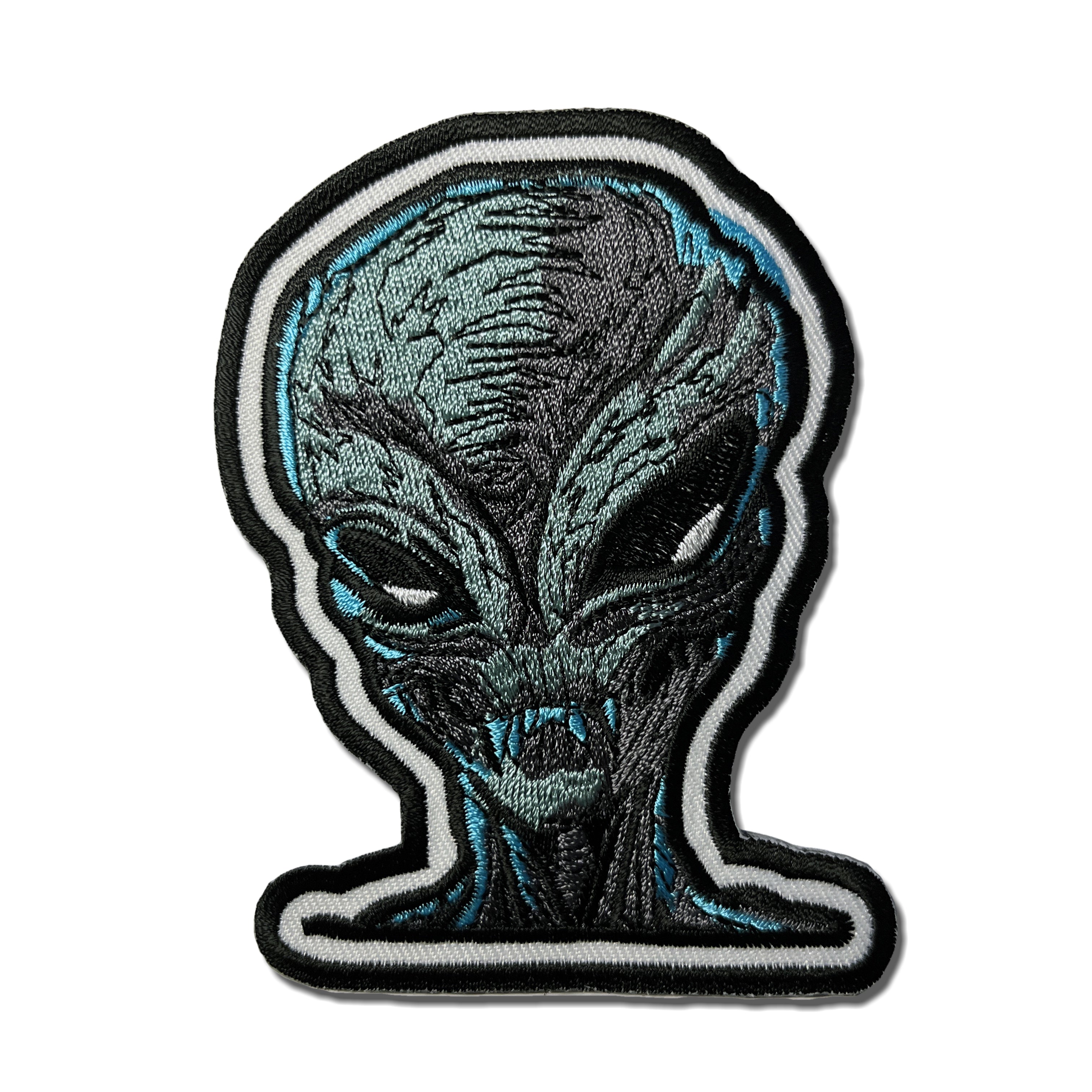 Embroidered Alien Iron on Sew on Patch – PATCHERS