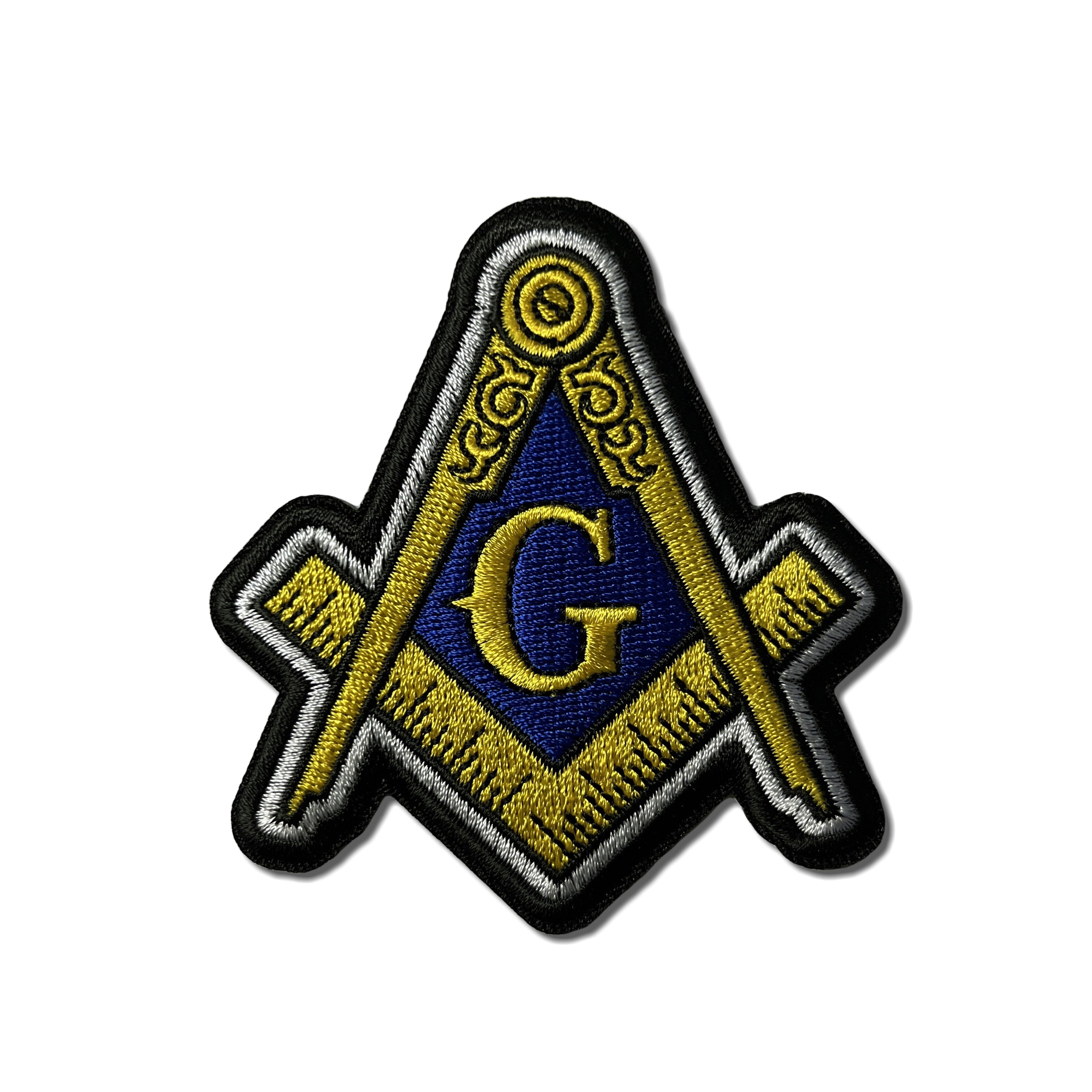Embroidered Free Mason Symbol Iron on Sew on Patch – PATCHERS