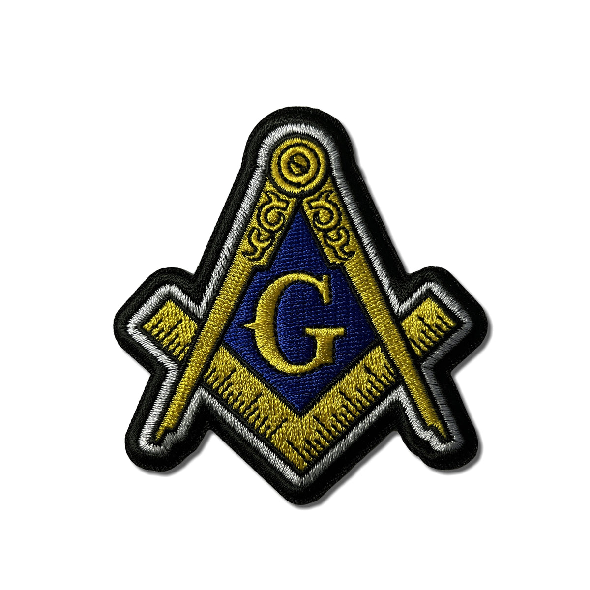 Embroidered Free Mason Symbol Iron on Sew on Patch – PATCHERS
