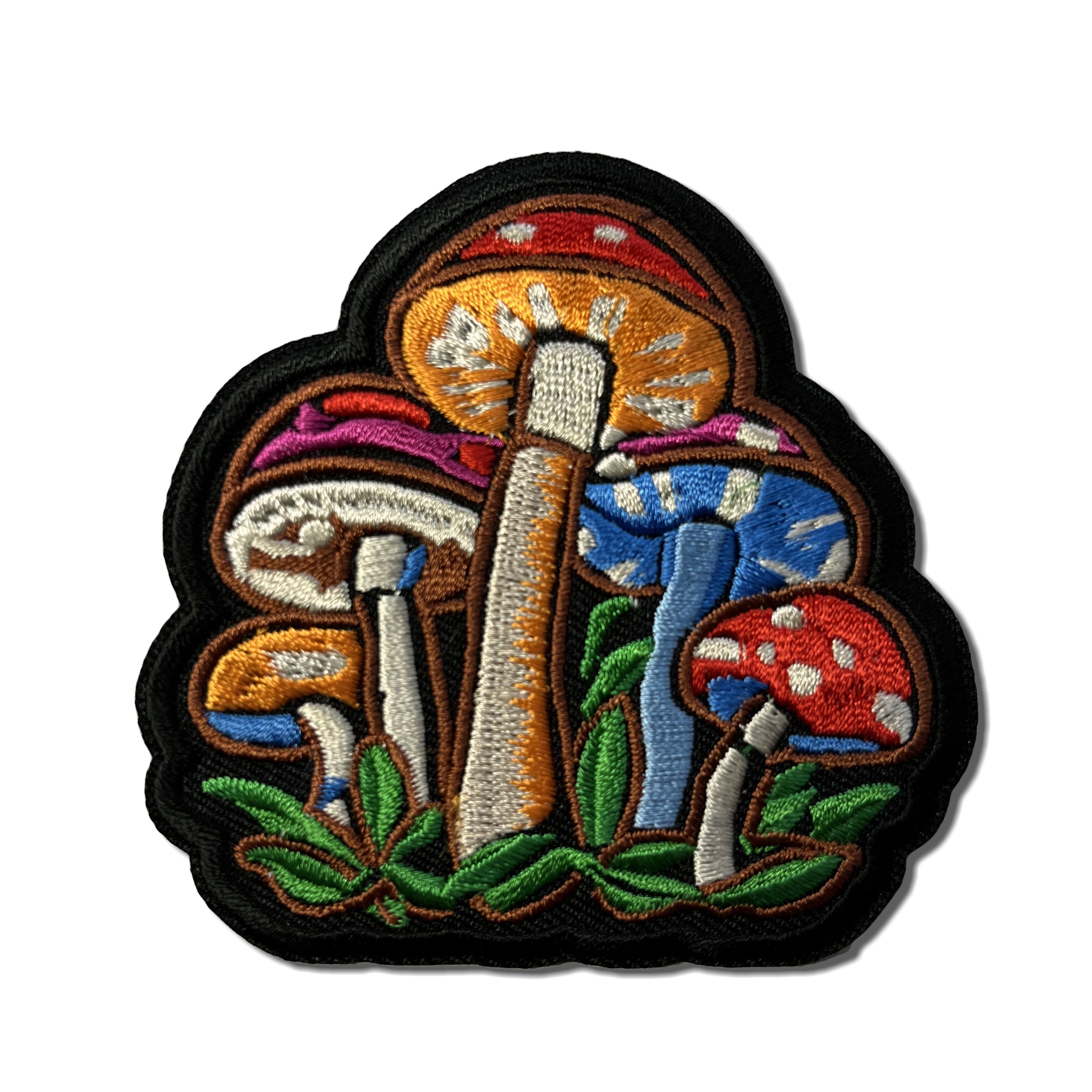 Embroidered Magic Mushrooms Iron on Sew on Patch – PATCHERS