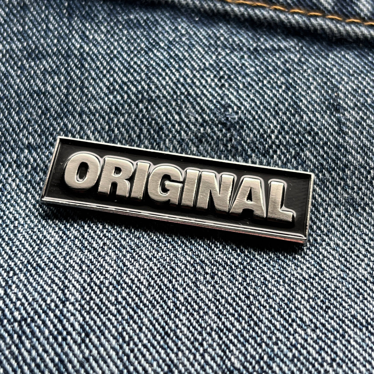 Metal & Enamel Original Pin Badge with Secure Locking Backs – PATCHERS