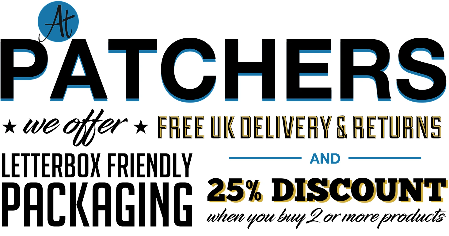 Embroidered Iron on or Sew on Patches & Pin Badges – PATCHERS