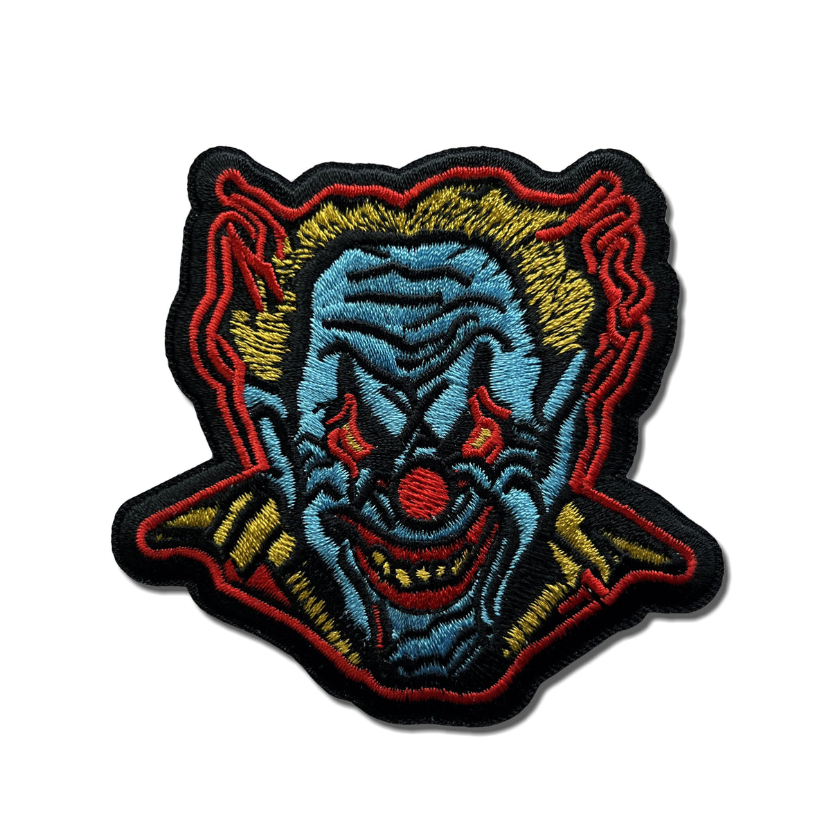 Embroidered Psycho Clown Iron on Sew on Patch – PATCHERS