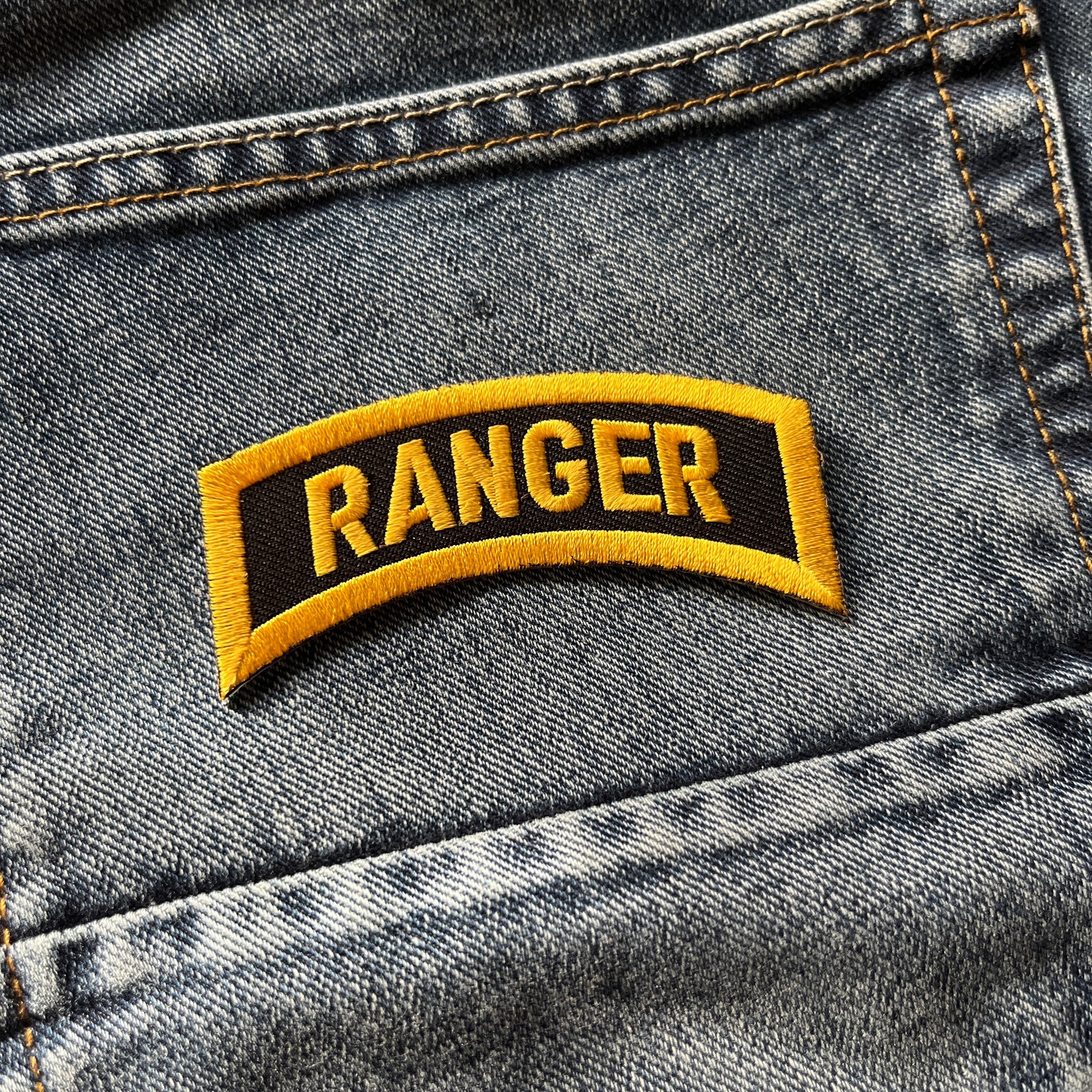Embroidered Ranger Rocker Iron on Sew on Patch – PATCHERS