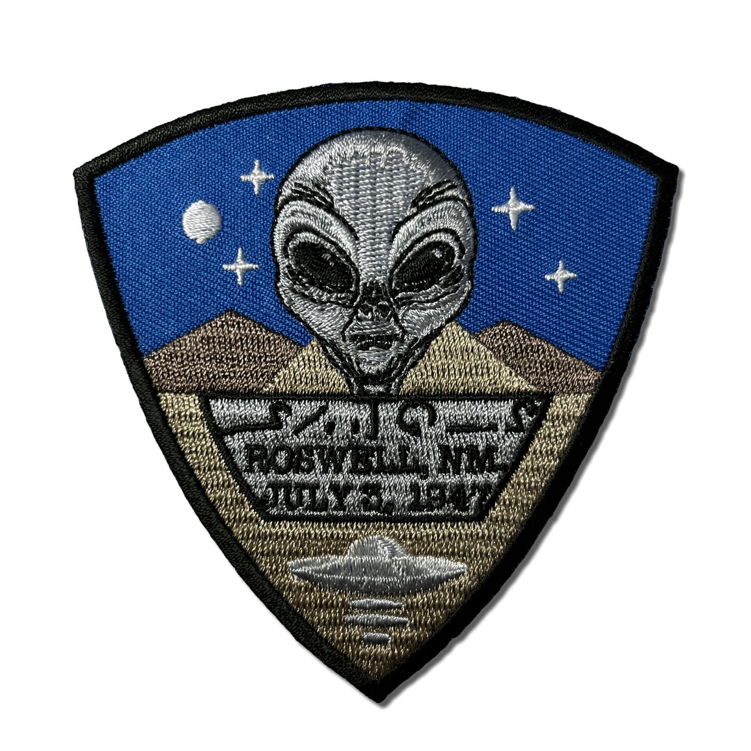 Embroidered Roswell New Mexico Alien Iron on Sew on Patch – PATCHERS