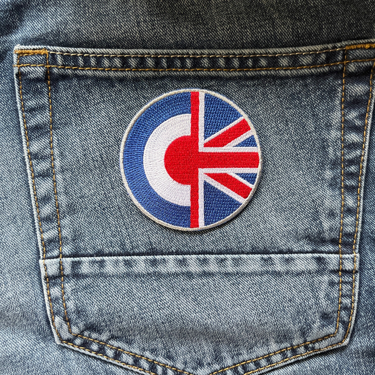 Embroidered Roundel Union Jack Iron on Sew on Patch – PATCHERS