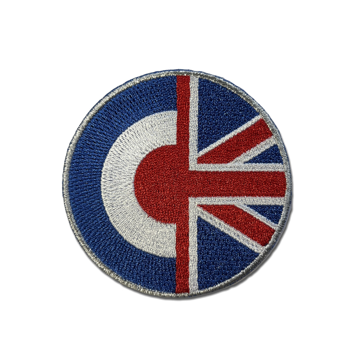 Embroidered Roundel Union Jack Iron on Sew on Patch – PATCHERS