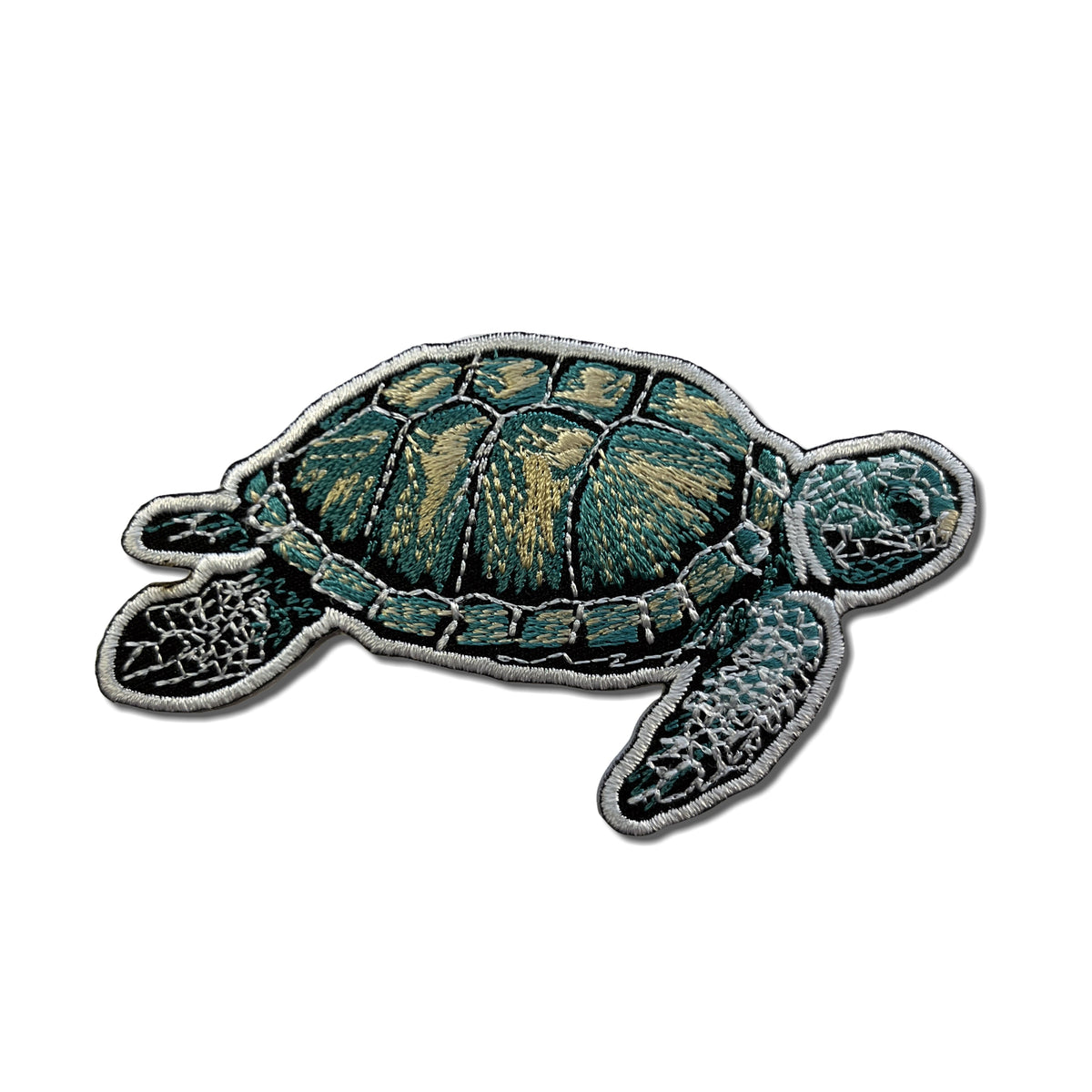 Embroidered Sea Turtle Iron on Sew on Patch – PATCHERS