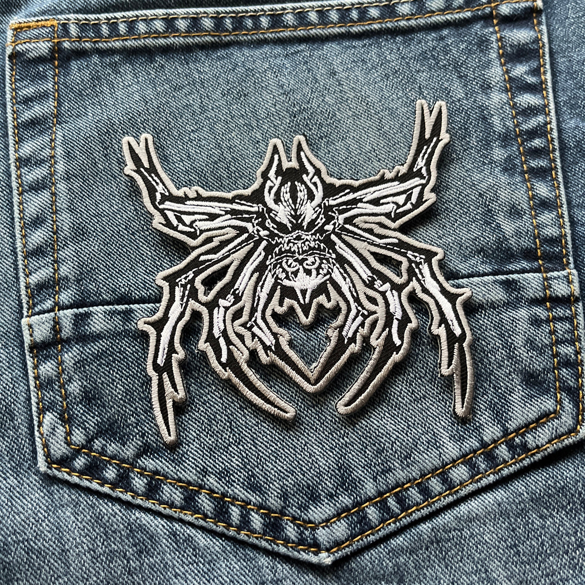 Embroidered Spider Arachnid Iron on Sew on Patch – PATCHERS