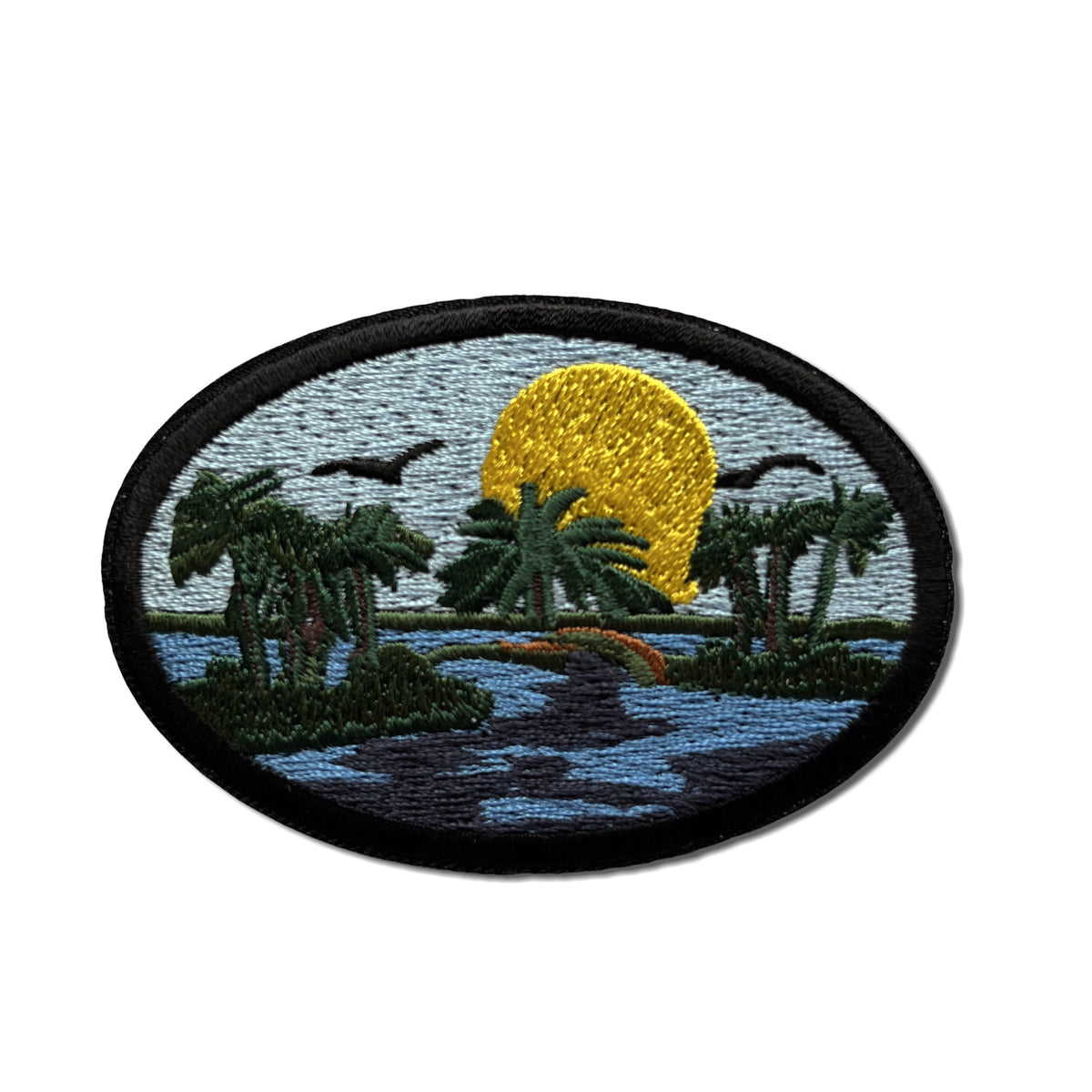 Embroidered Sunset Paradise Iron on Sew on Patch – PATCHERS