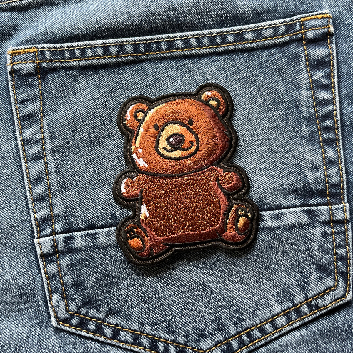 Embroidered Teddy Bear Iron on Sew on Patch – PATCHERS