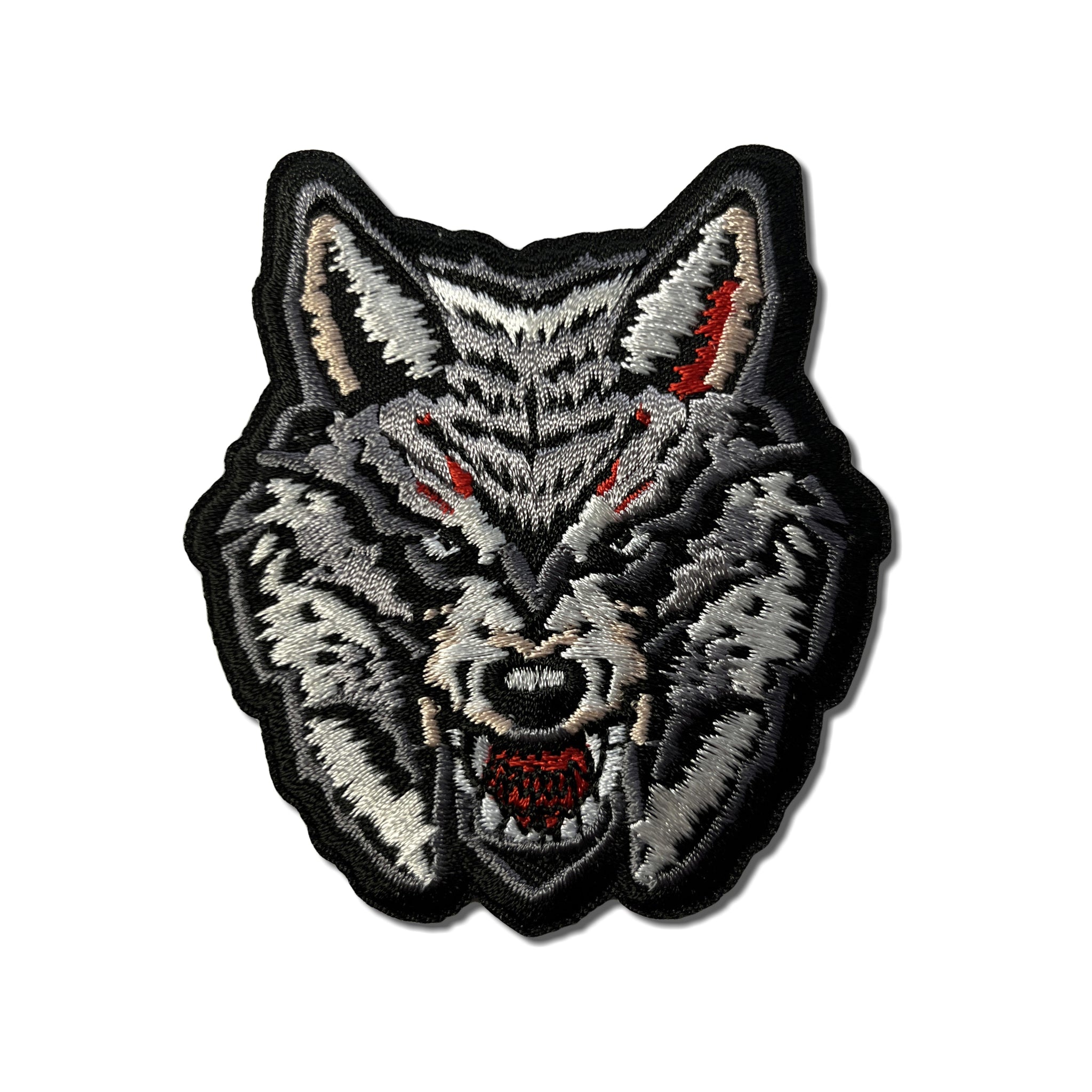 Embroidered Vicious Wolf Iron on Sew on Patch – PATCHERS