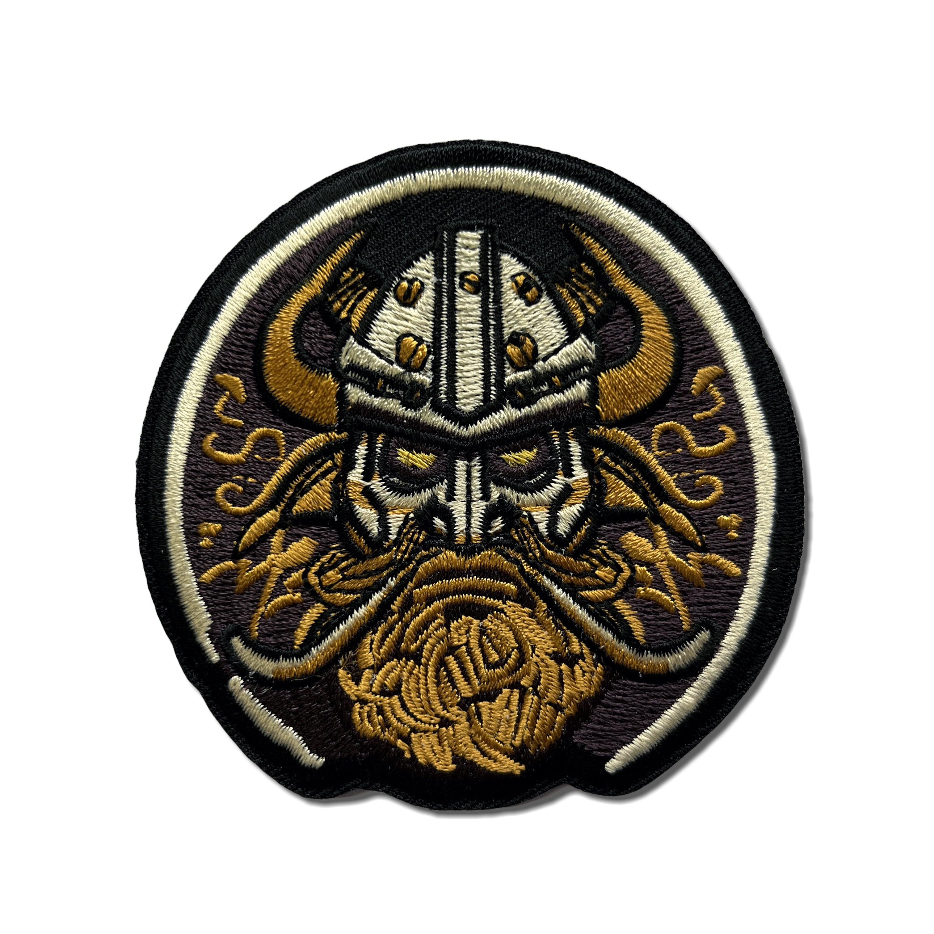 Embroidered Viking Warrior Iron on Sew on Patch – PATCHERS