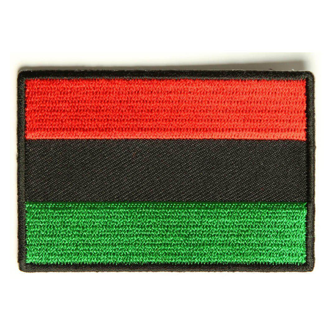 Embroidered 3" African Africa Flag Iron on Sew on Patch – PATCHERS
