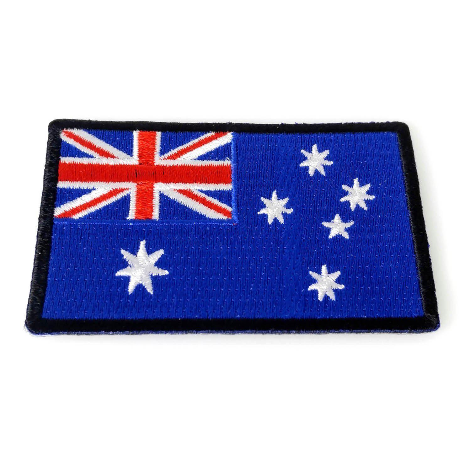 Embroidered 3" Australia Australian Flag Iron on Sew on Patch – PATCHERS