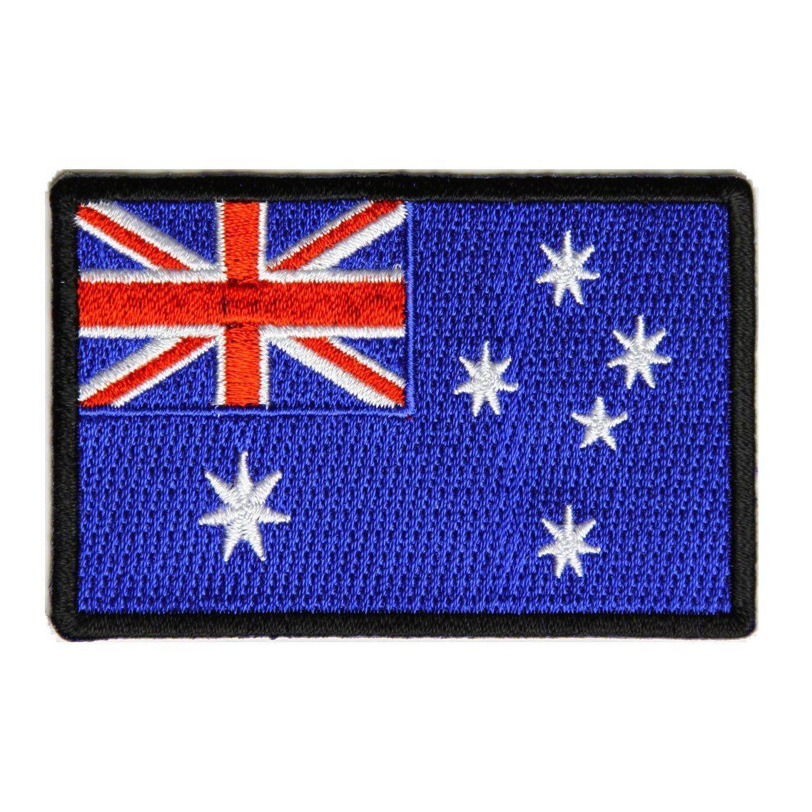Embroidered 3" Australia Australian Flag Iron on Sew on Patch – PATCHERS