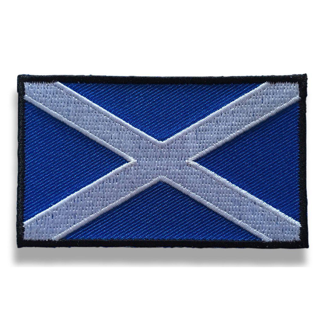 Embroidered 3" Scotland Scottish Flag Iron on Sew on Patch – PATCHERS