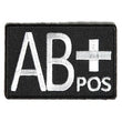 Embroidered AB+ Blood Type AB Positive Blood Group Iron on Patch – PATCHERS