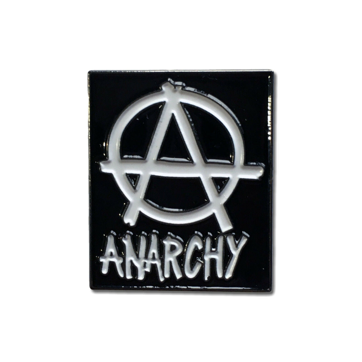 High Quality Metal & Enamel Anarchy Pin Badge with Secure Locking Back ...