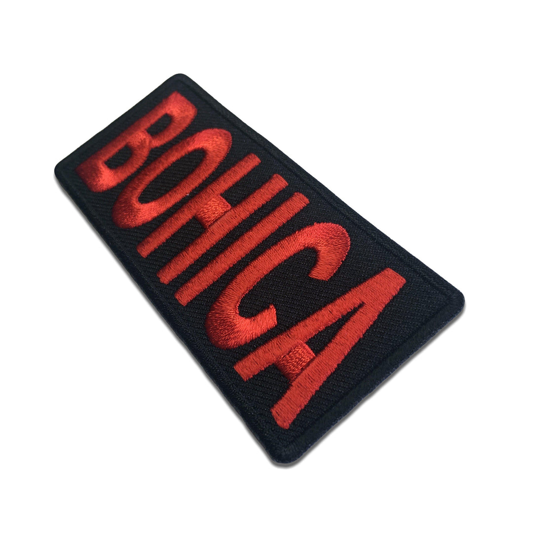Embroidered BOHICA Bend Over Here It Comes Again Iron on Sew on Patch ...