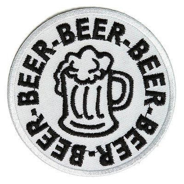 Embroidered Beer Beer Beer Iron on Sew on Patch – PATCHERS