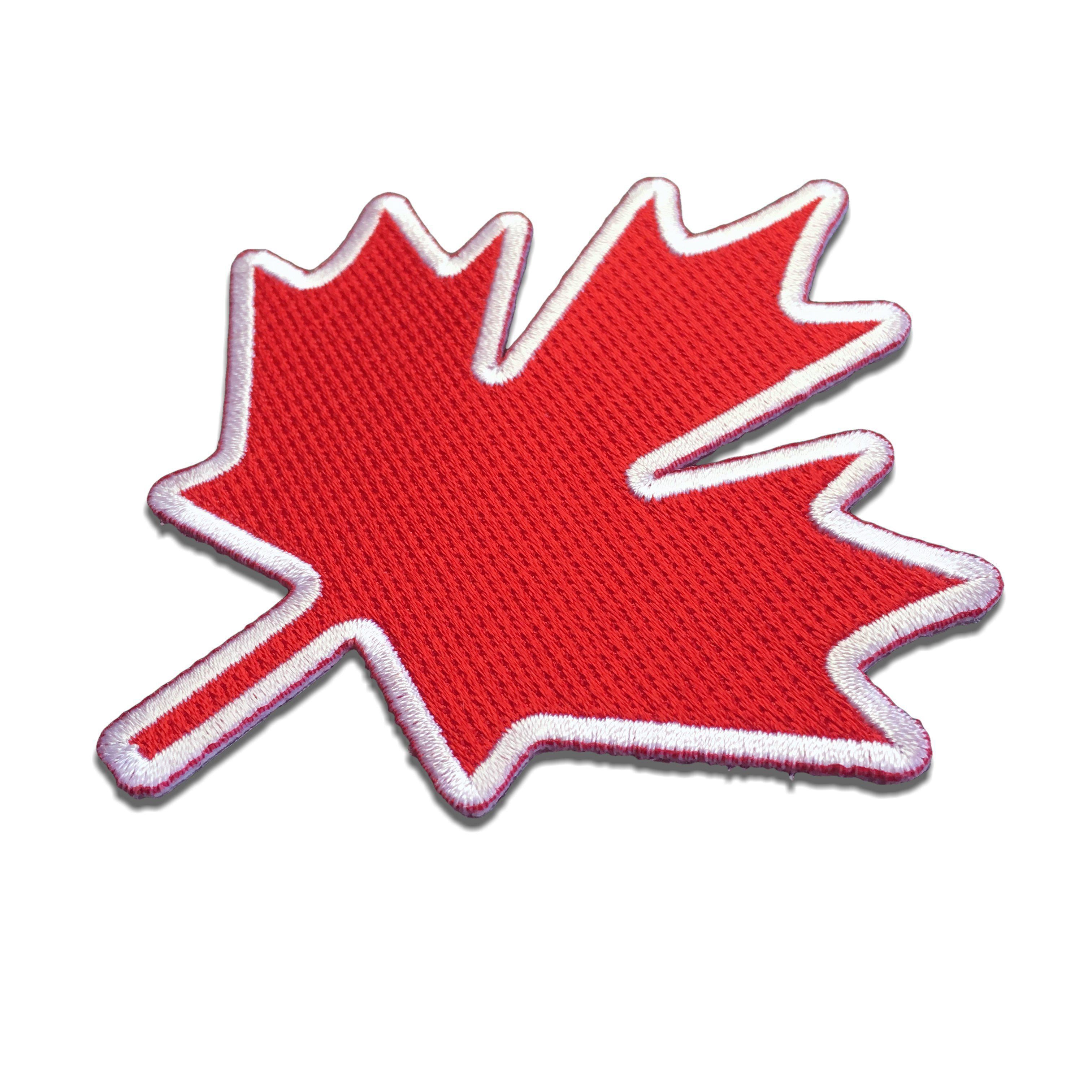 Embroidered Canada Canadian Maple Leaf Iron on Sew on Patch – PATCHERS