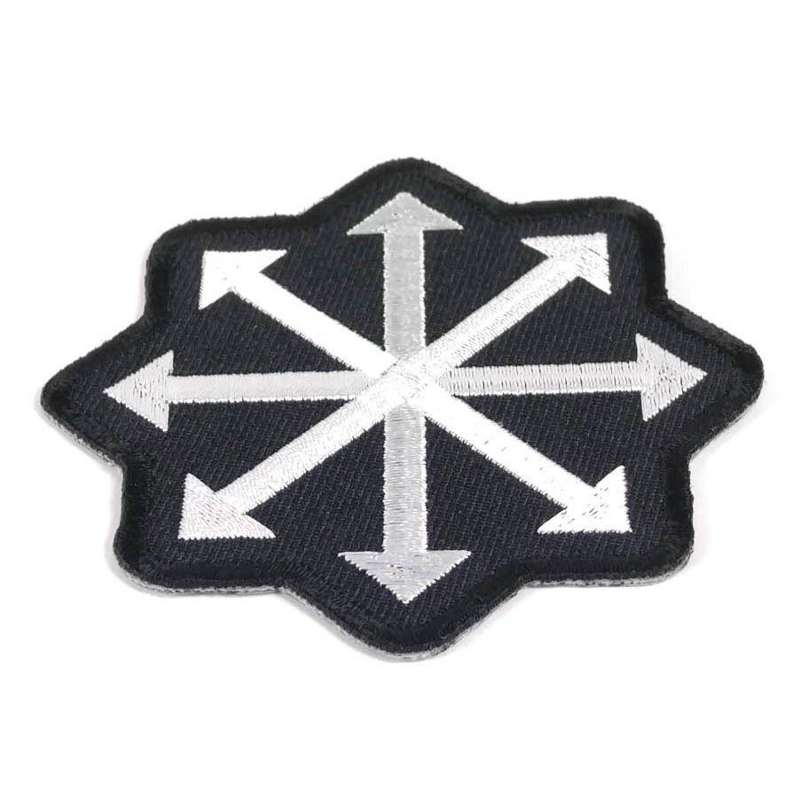 Embroidered Chaos Arrows Iron on Sew on Patch – PATCHERS