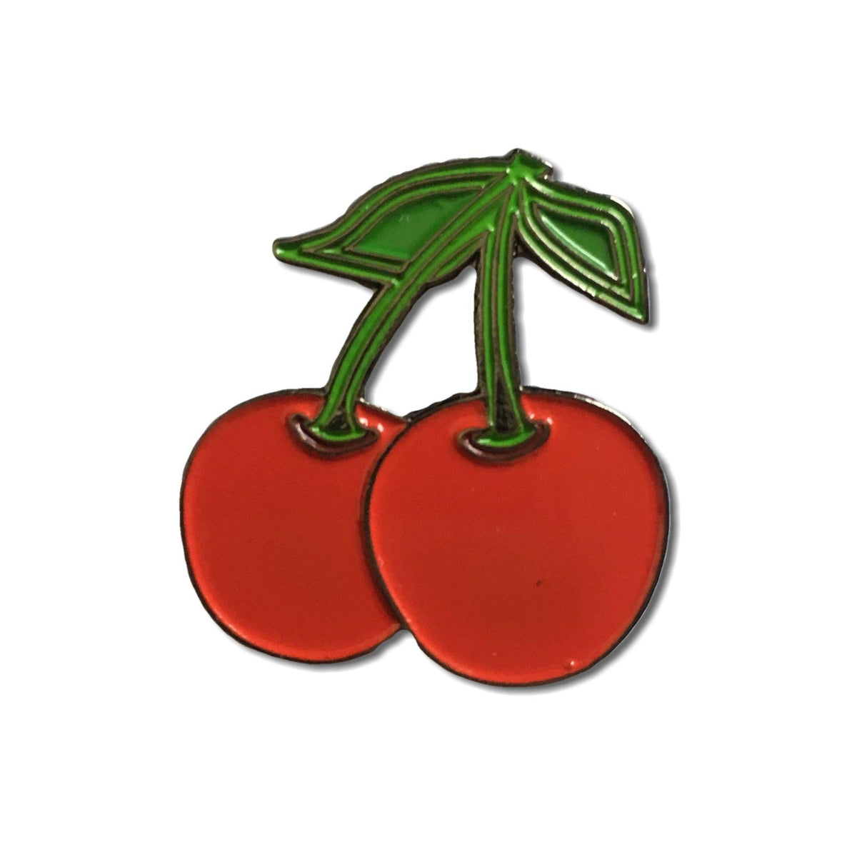 Quality Metal & Enamel Cherries Pin Badge with Secure Locking Back ...