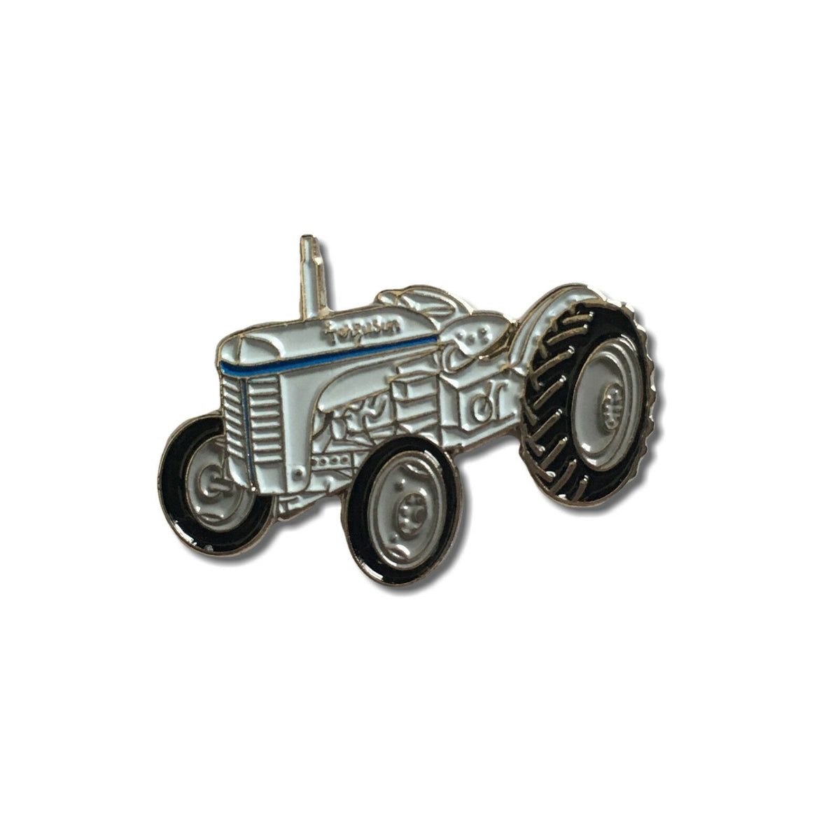 Metal & Enamel Classic Tractor Pin Badge with Secure Locking Back ...