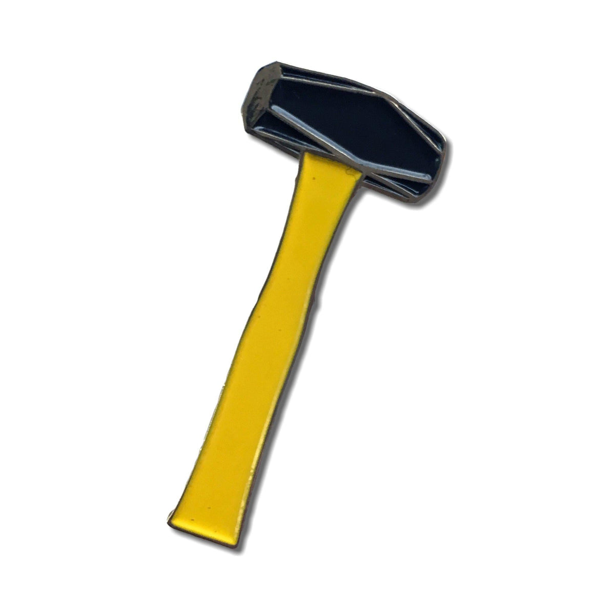 Metal & Enamel Club Hammer Pin Badge with Secure Locking Back – PATCHERS