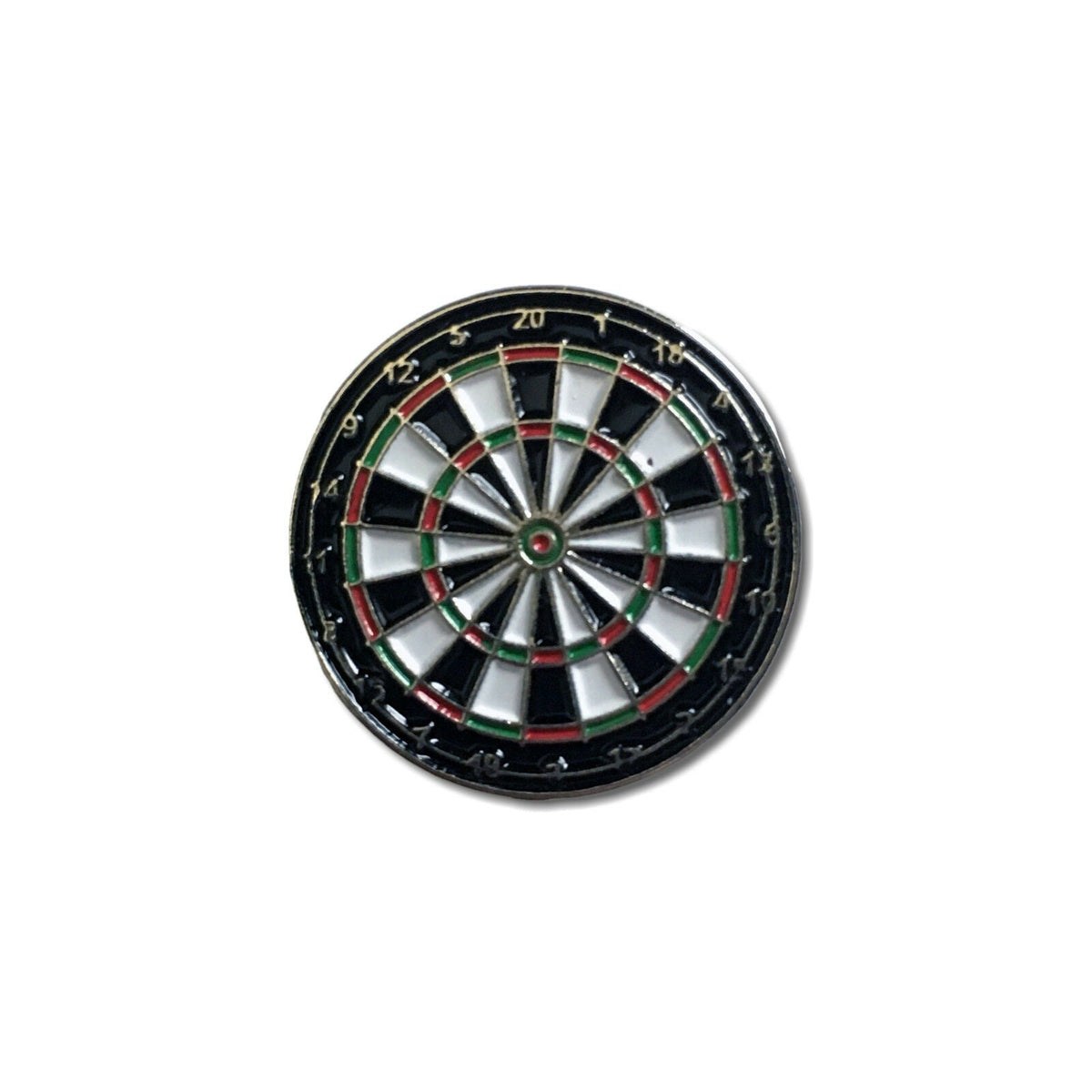 Quality Metal & Enamel Dart Board Pin Badge with Secure Locking Back ...