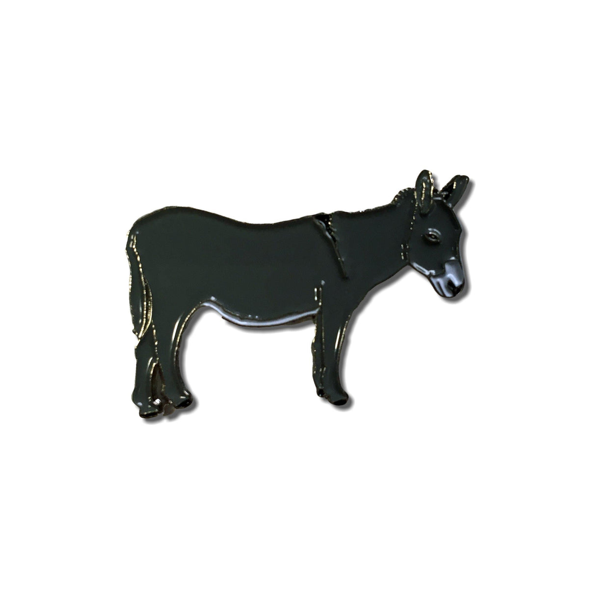 High Quality Metal & Enamel Donkey Pin Badge with Secure Locking Back ...
