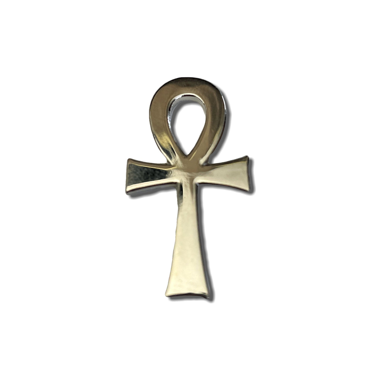 All Metal Egyptian Ankh Nickel Pin Badge with Secure Locking Back ...