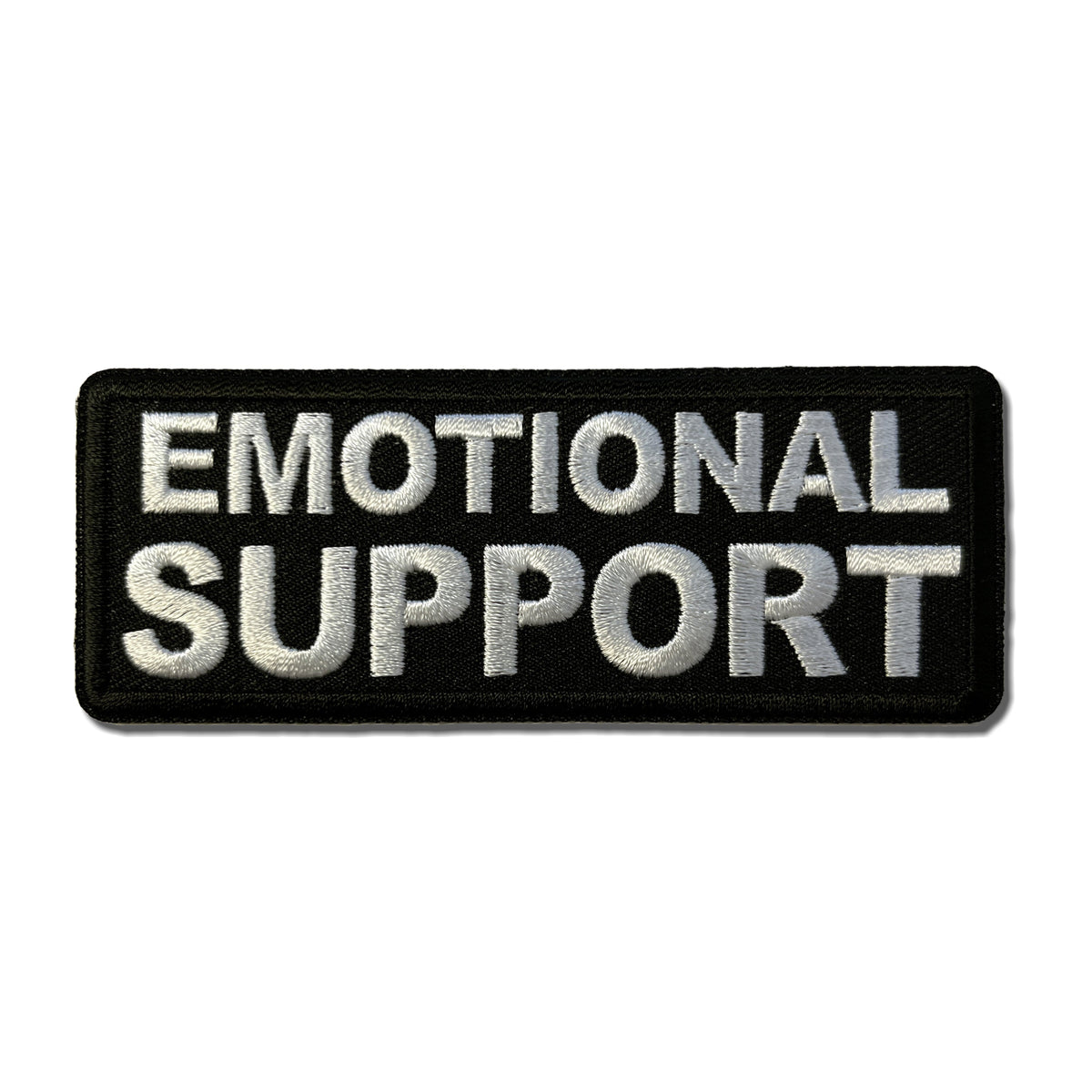 Embroidered Emotional Support Iron on Sew on Patch – PATCHERS