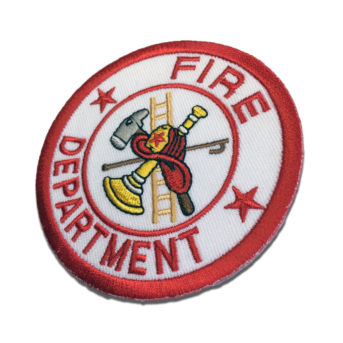 Embroidered Fire Department Iron on Sew on Patch – PATCHERS