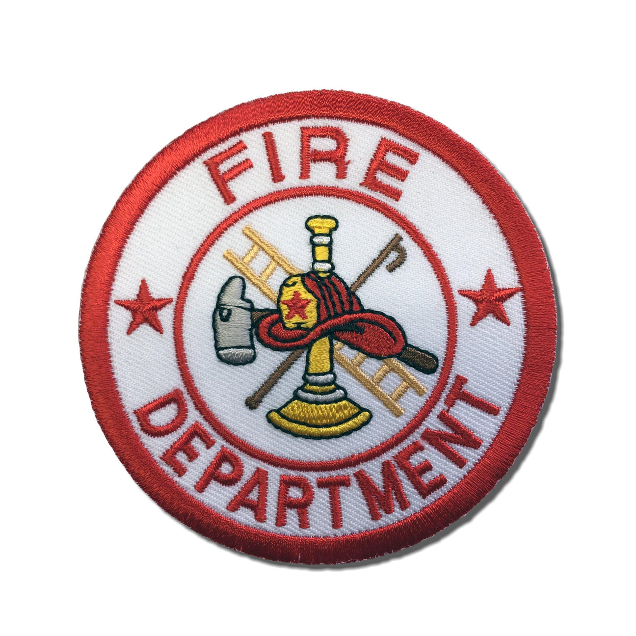 Embroidered Fire Department Iron on Sew on Patch – PATCHERS