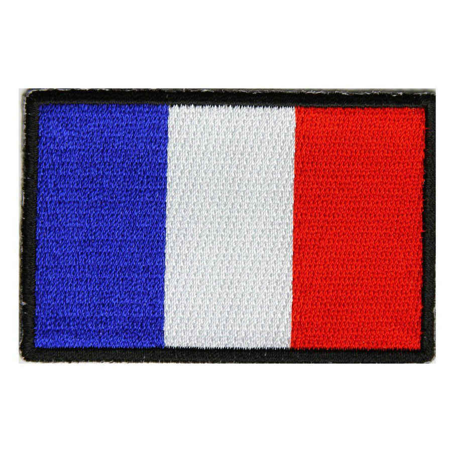 Embroidered French France Flag Iron on Sew on Patch – PATCHERS