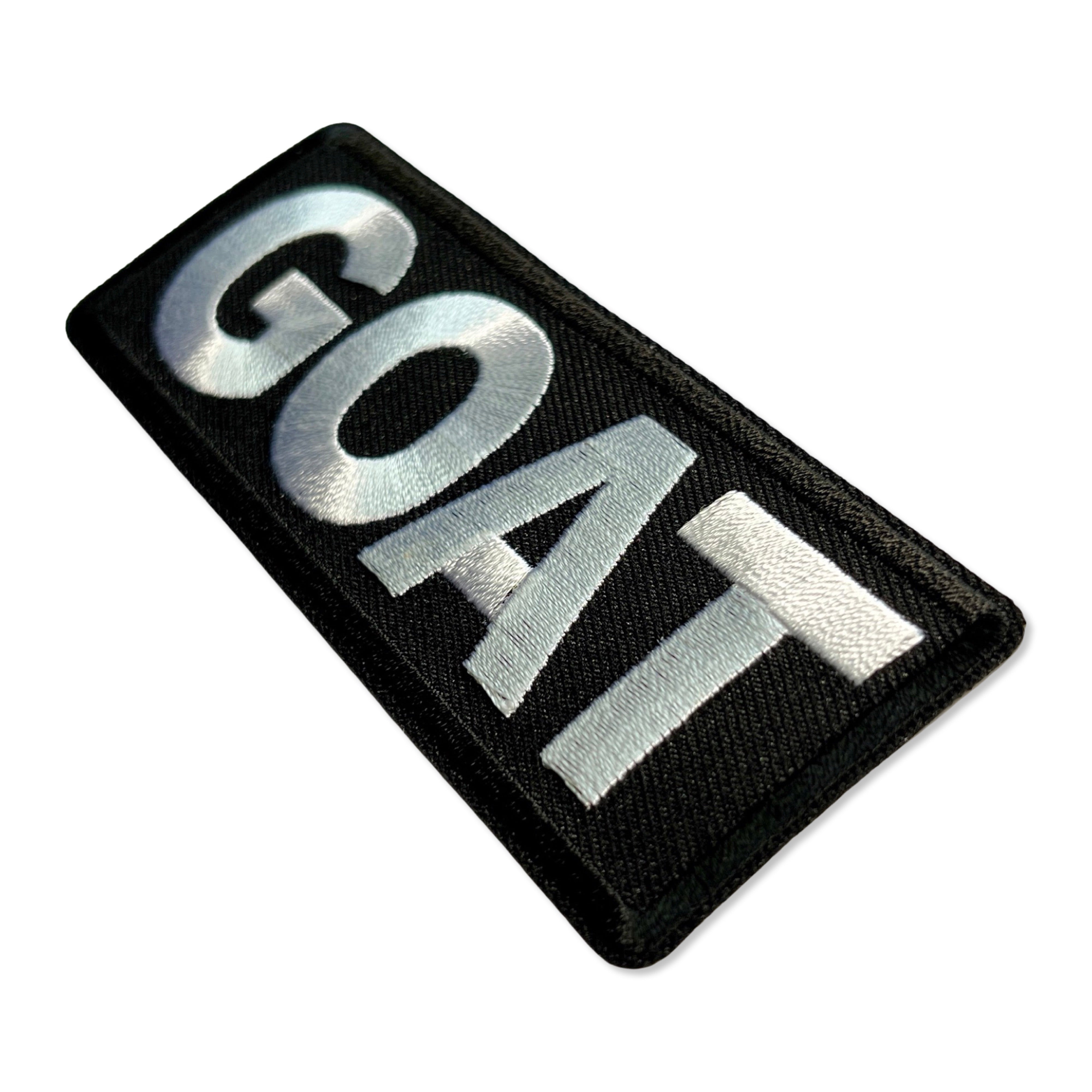 Embroidered Goat Greatest of All Time Iron on Sew on Patch – PATCHERS