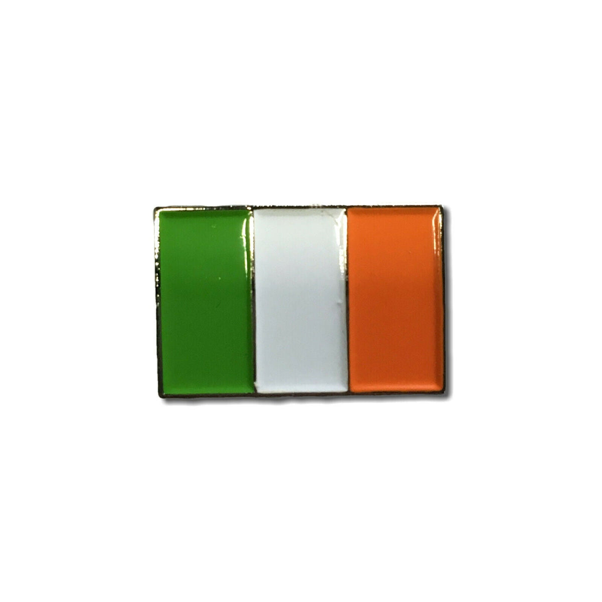 Metal & Enamel Ireland Flag Pin Badge with Secure Locking Back – PATCHERS