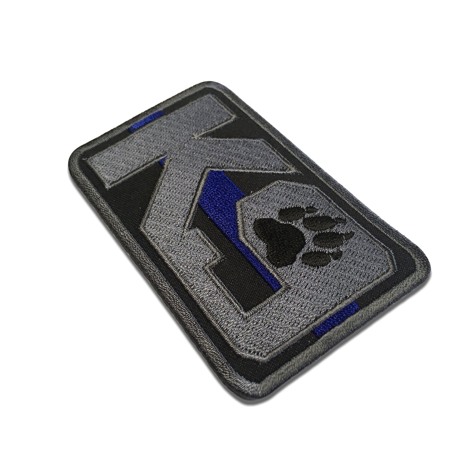 Embroidered K-9 Thin Blue Line Police Dog Iron on Sew on Patch – PATCHERS