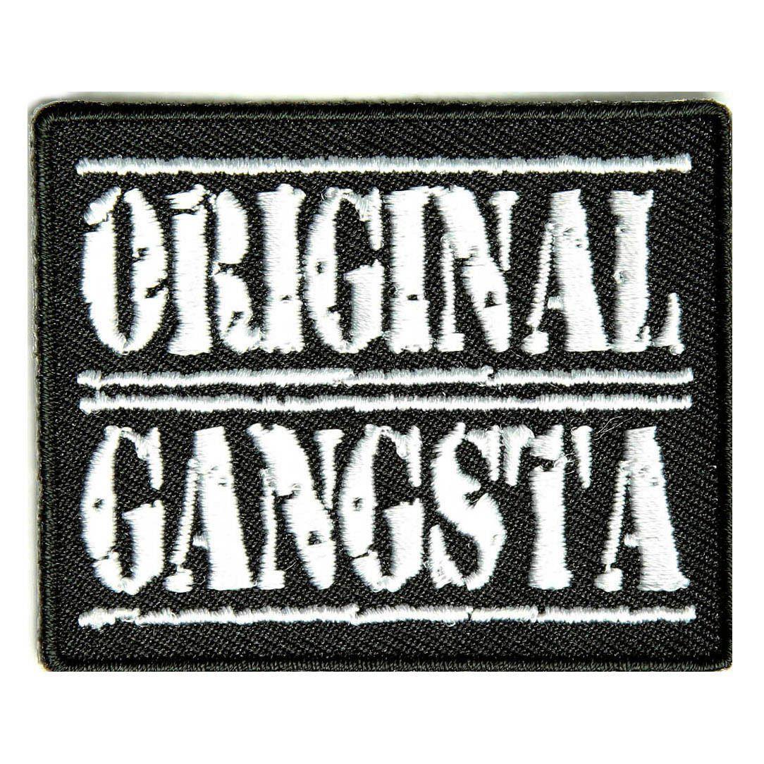 Embroidered Original Gangsta Iron on Sew on Patch – PATCHERS