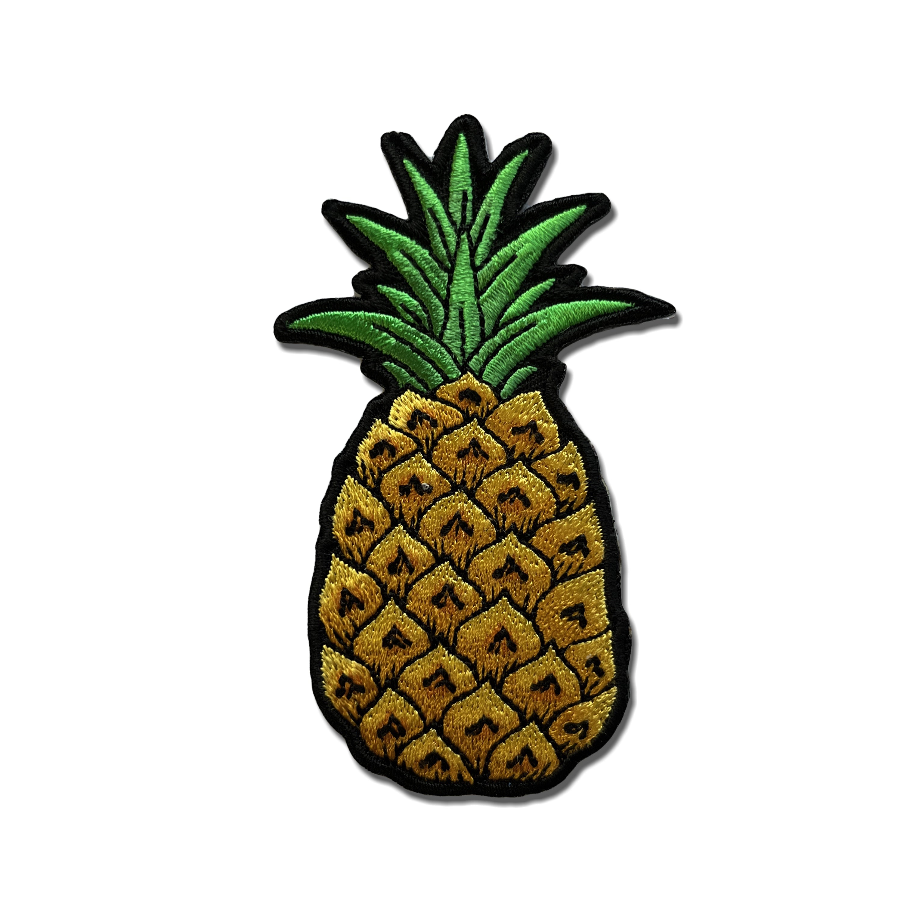 Embroidered Pineapple Iron on Sew on Patch – PATCHERS