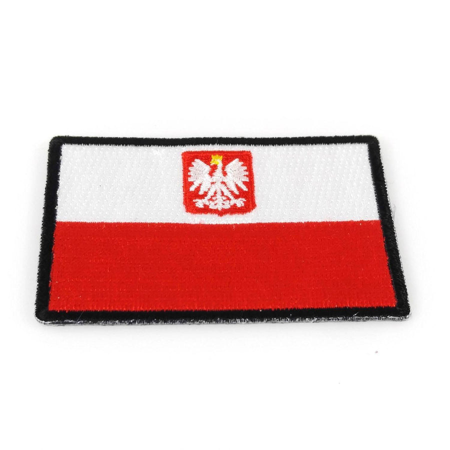 Embroidered Poland Polish Flag Iron on Sew on Patch – PATCHERS