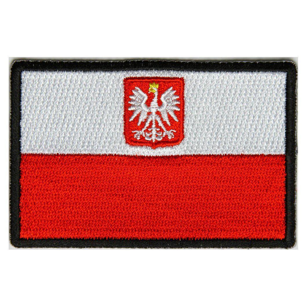 Embroidered Poland Polish Flag Iron on Sew on Patch – PATCHERS