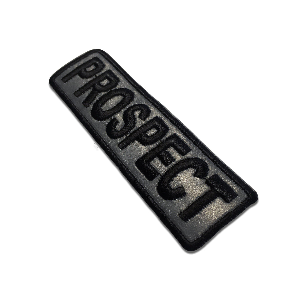 Embroidered Prospect Reflective Iron on Sew on Patch – PATCHERS