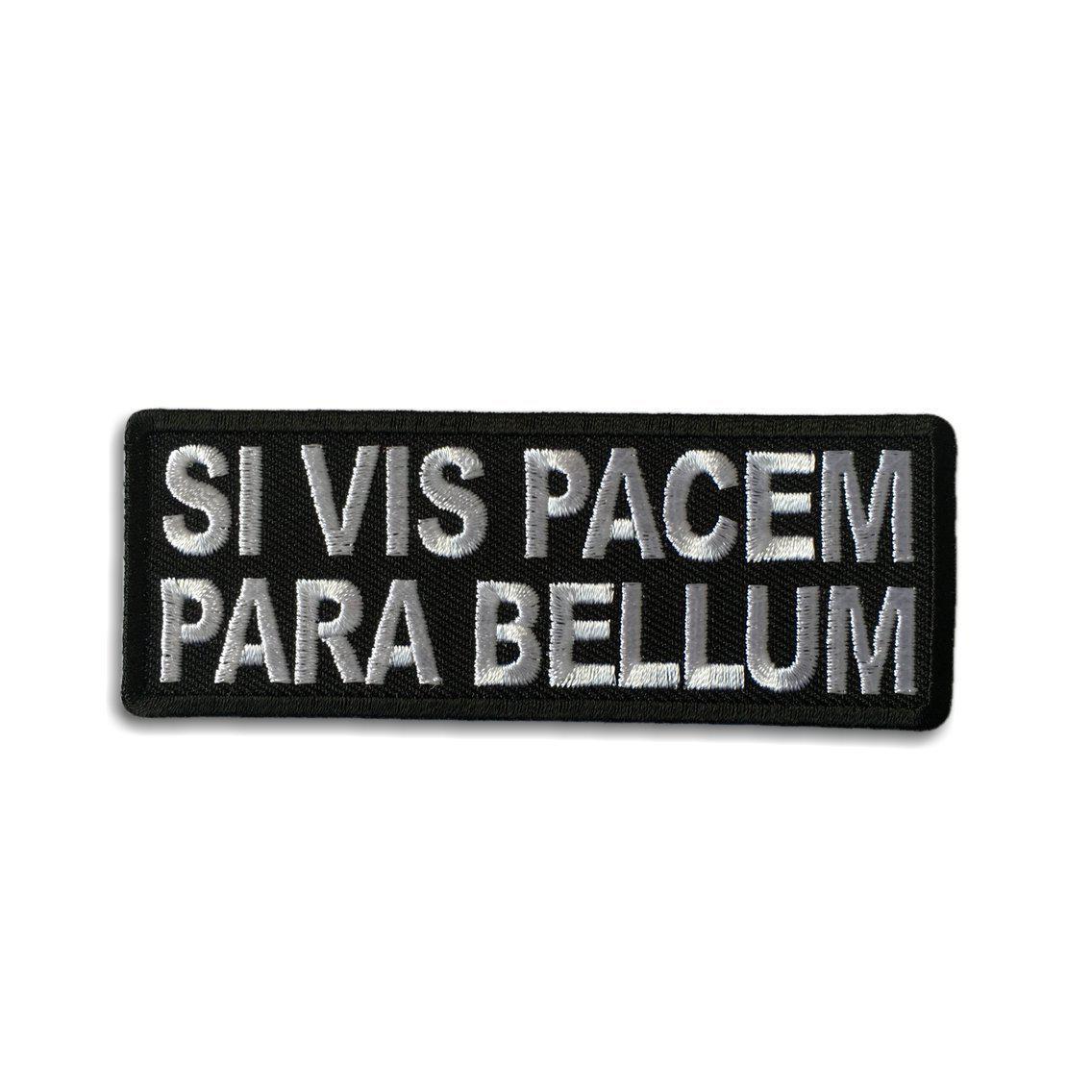 Embroidered Si Vis Pacem Para Bellum Iron on Sew on Patch – PATCHERS