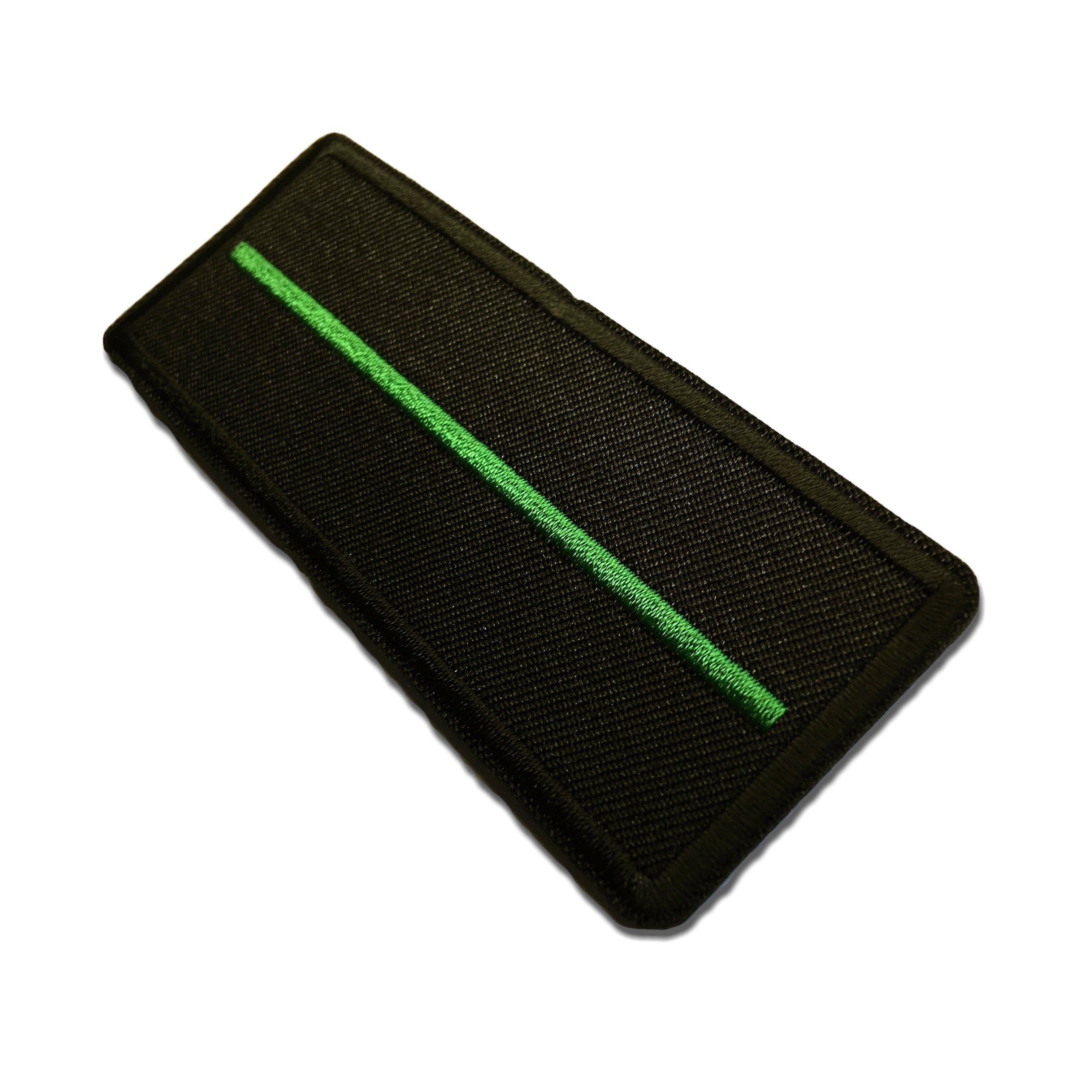 Embroidered Thin Green Line EMS EMT Paramedic Iron on Sew on Patch ...