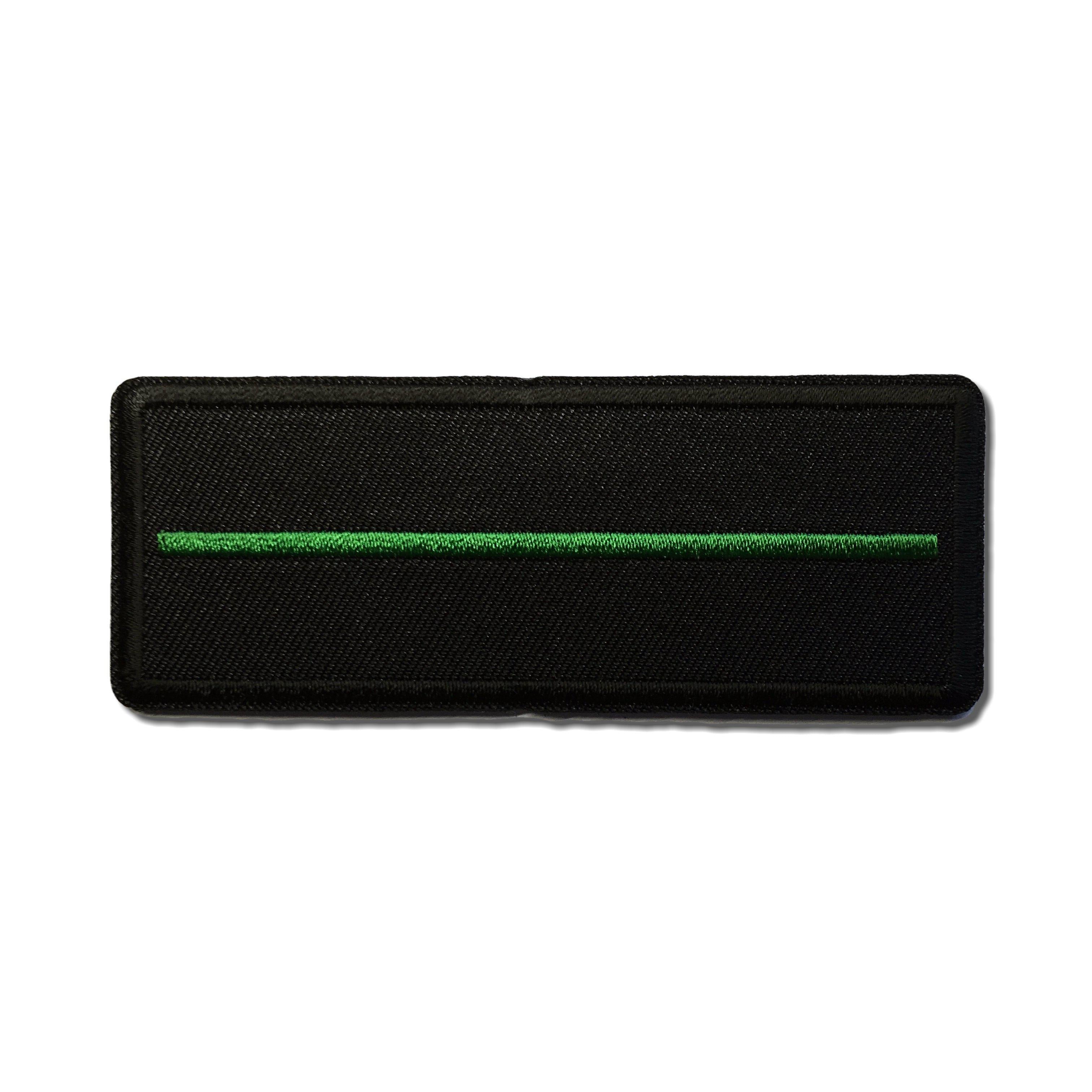 Embroidered Thin Green Line EMS EMT Paramedic Iron on Sew on Patch ...