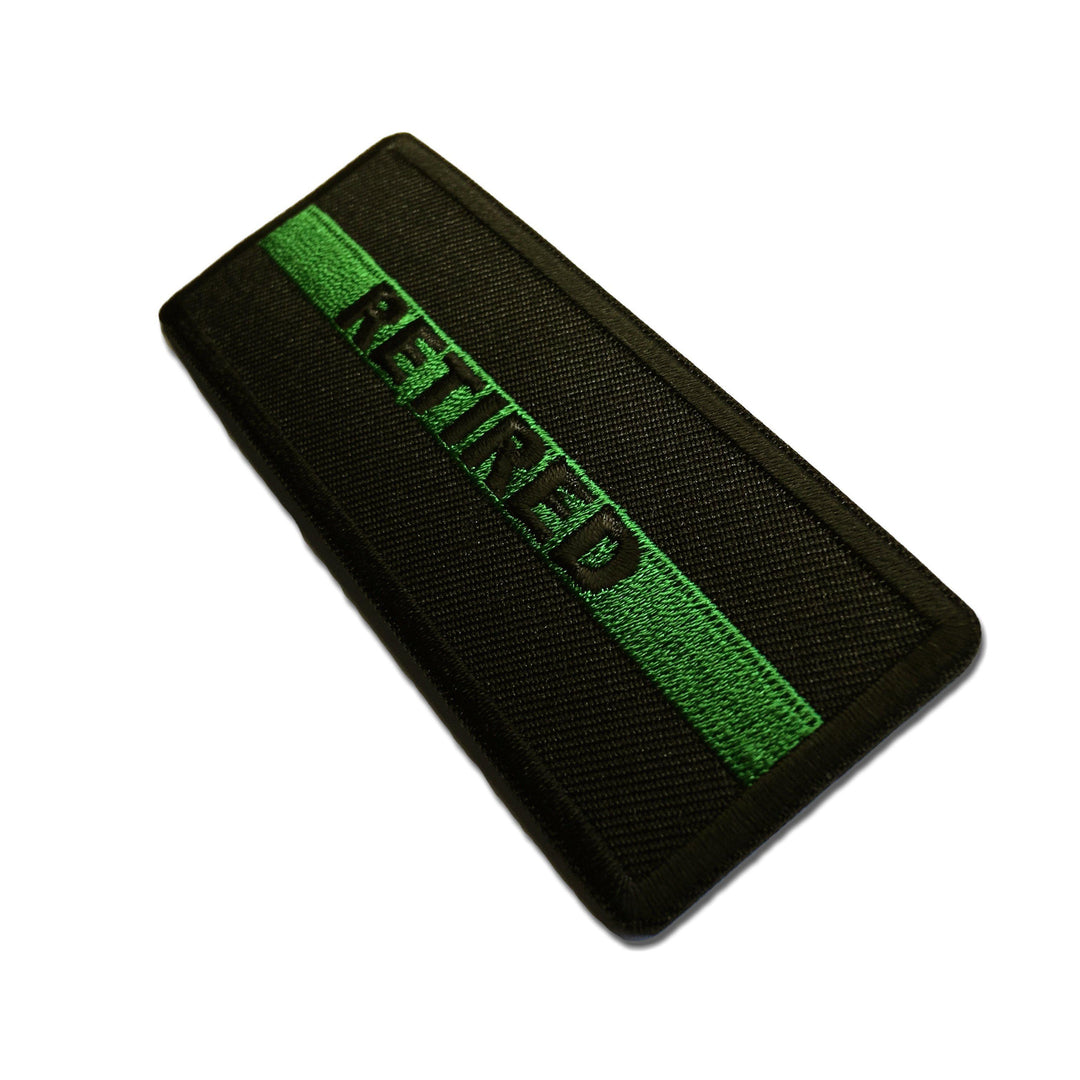 Thin Green Line Retired EMS EMT Paramedic Iron on Sew on Patch – PATCHERS