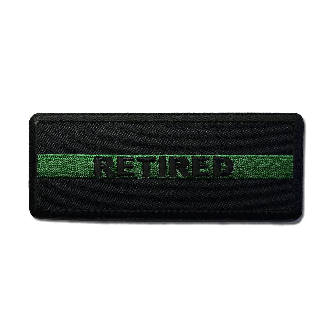 Thin Green Line Retired EMS EMT Paramedic Iron on Sew on Patch – PATCHERS